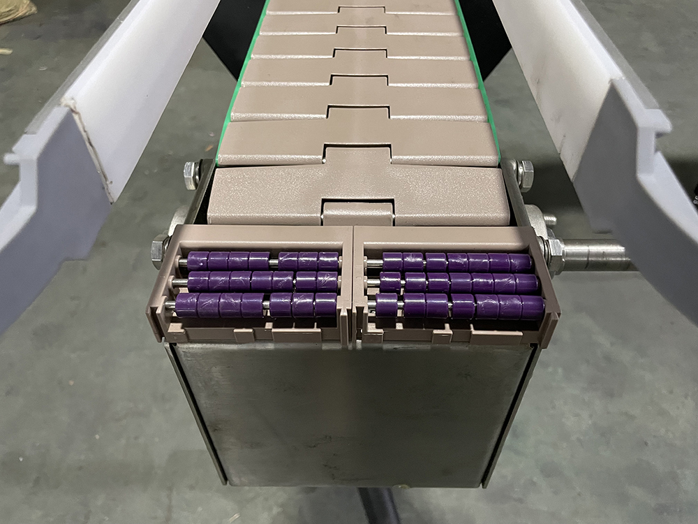 Plastic Slat Belt Conveyor In Stainless Steel Frame | Yifan Conveyor